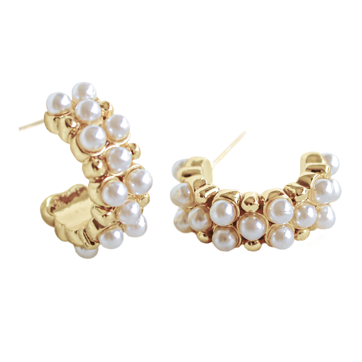 Aeroine Pearl Hoops – Kinsey Designs