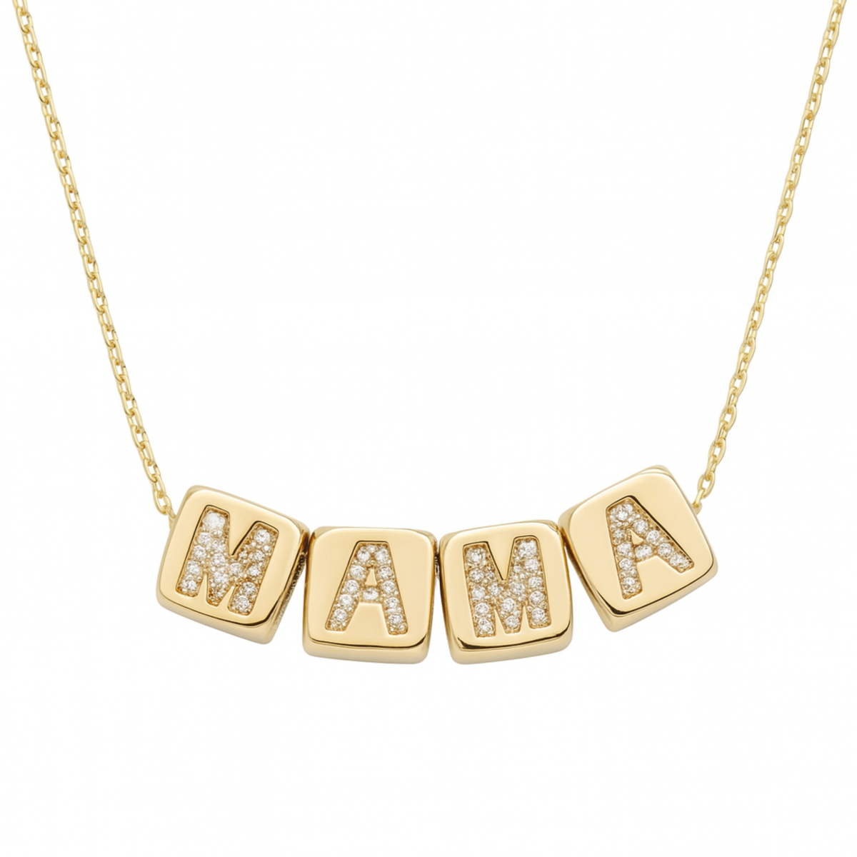 MAMA Block Necklace – Kinsey Designs
