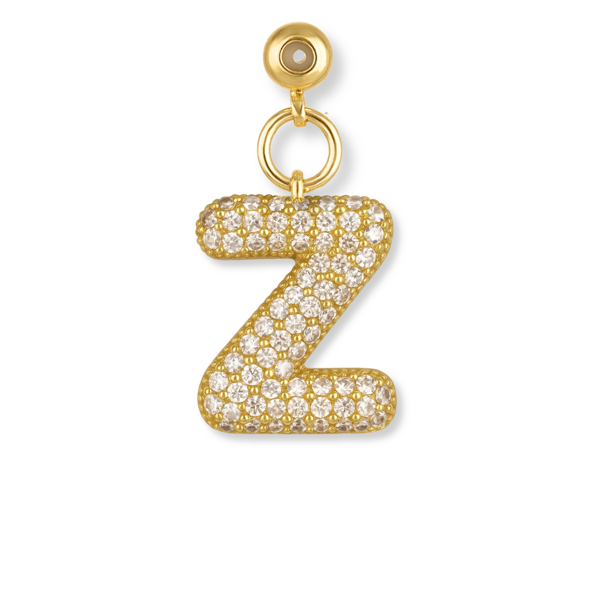 Bubble Letter Grip Charm Letter Z – Kinsey Designs