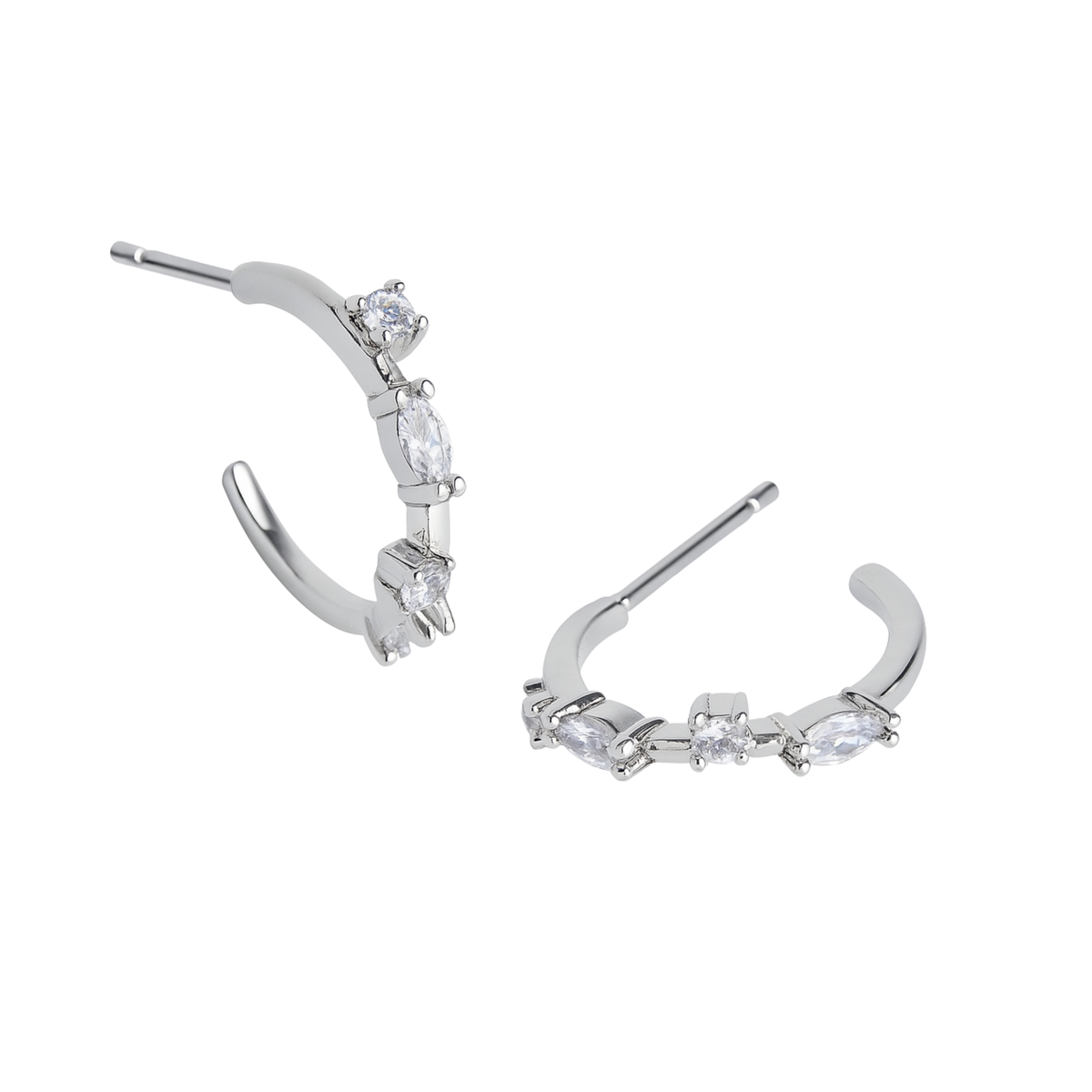 Chase Hoop Mini Silver – Kinsey Designs