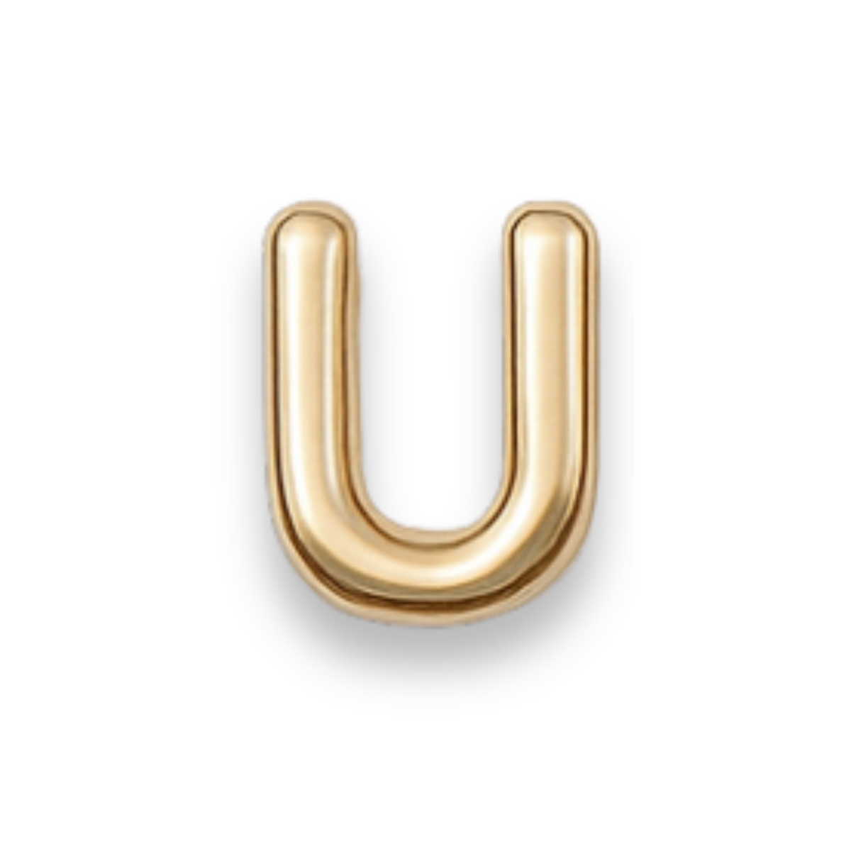 Gold Letter Slide Charms Letter U – Kinsey Designs