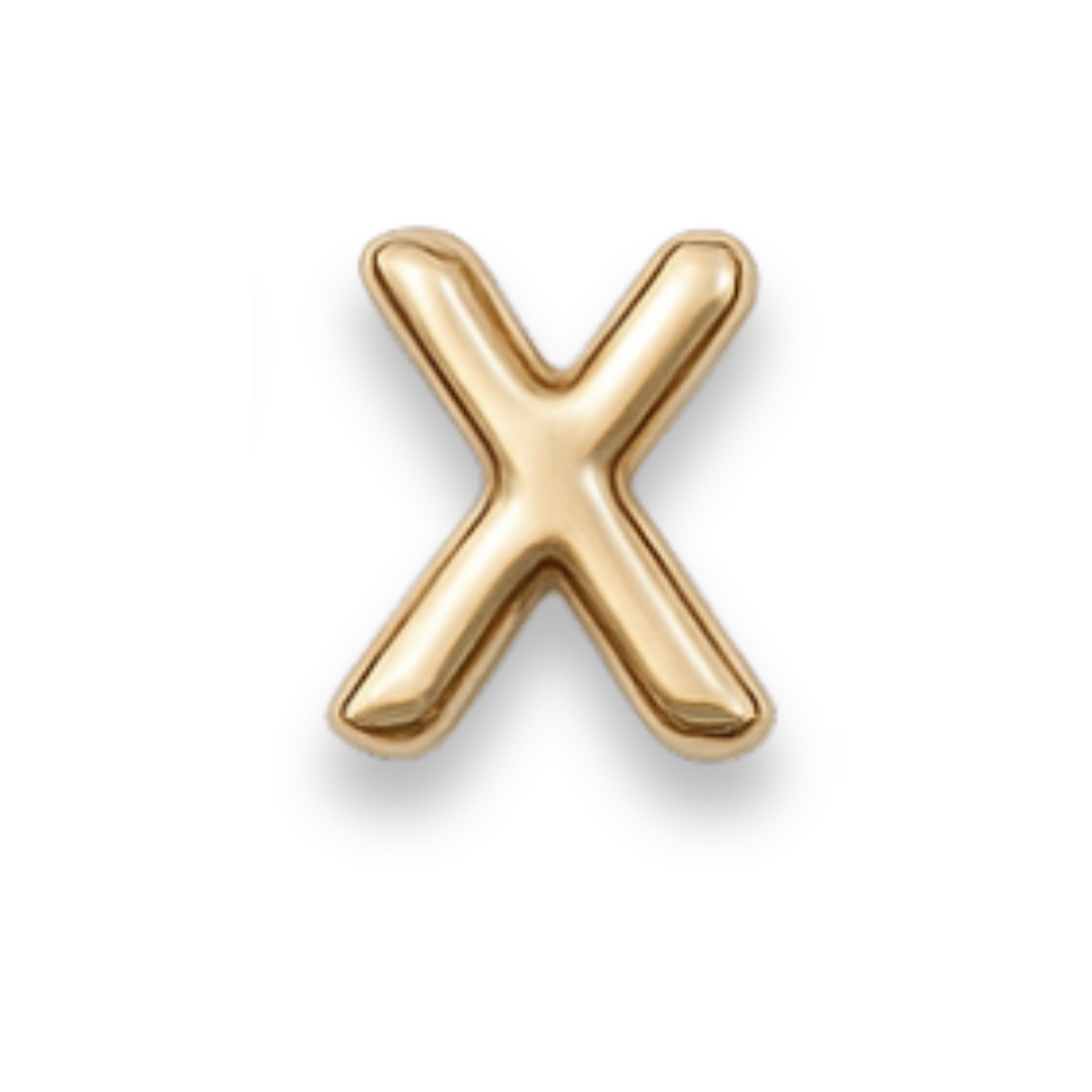Gold Letter Slide Charms Letter X – Kinsey Designs