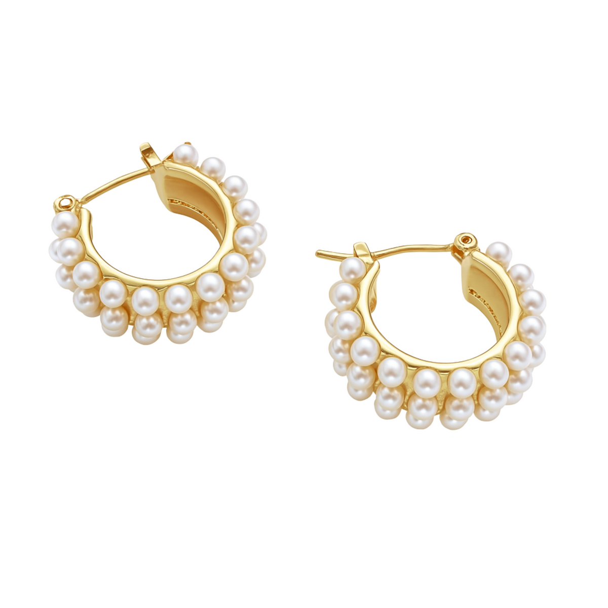 Hailey Pearl Hoops – Kinsey Designs