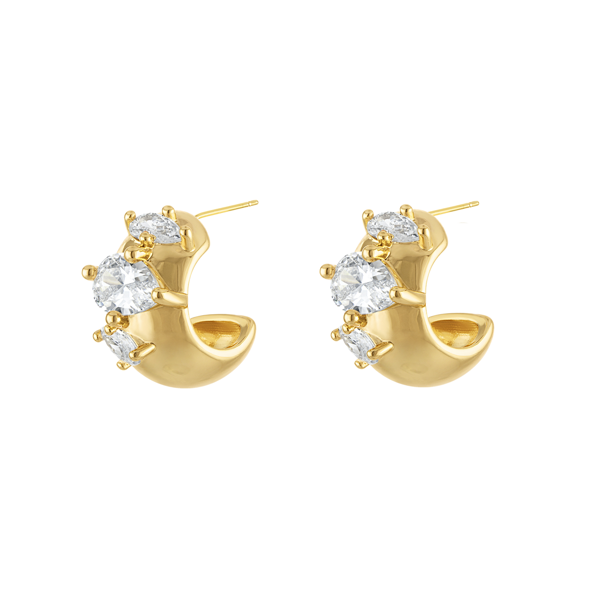 Indie Marquise Hoop Earring – Kinsey Designs