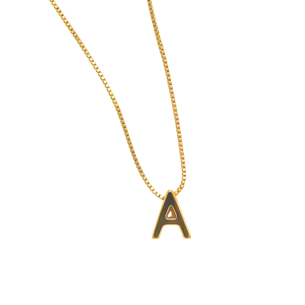Kinsey Slide Initial Necklace Letter A – Kinsey Designs