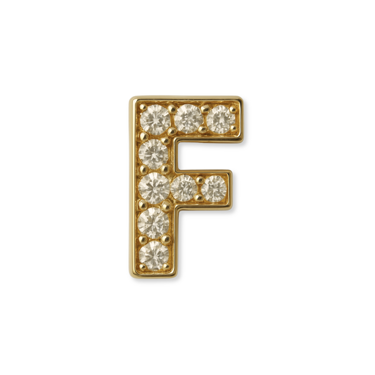 LUX Letter Slide Charms Letter F – Kinsey Designs