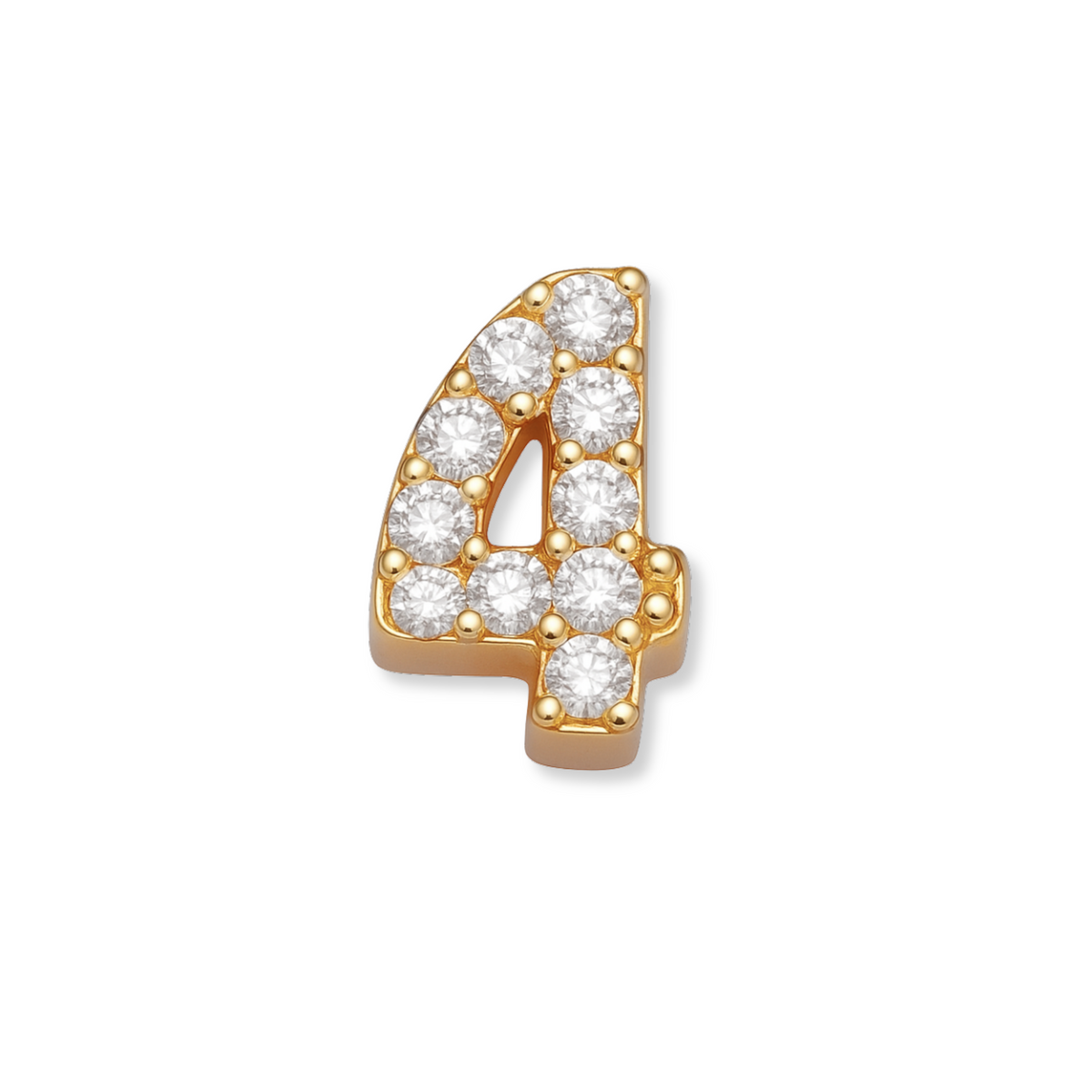 LUX Numerical Slide Charm Number 4 – Kinsey Designs