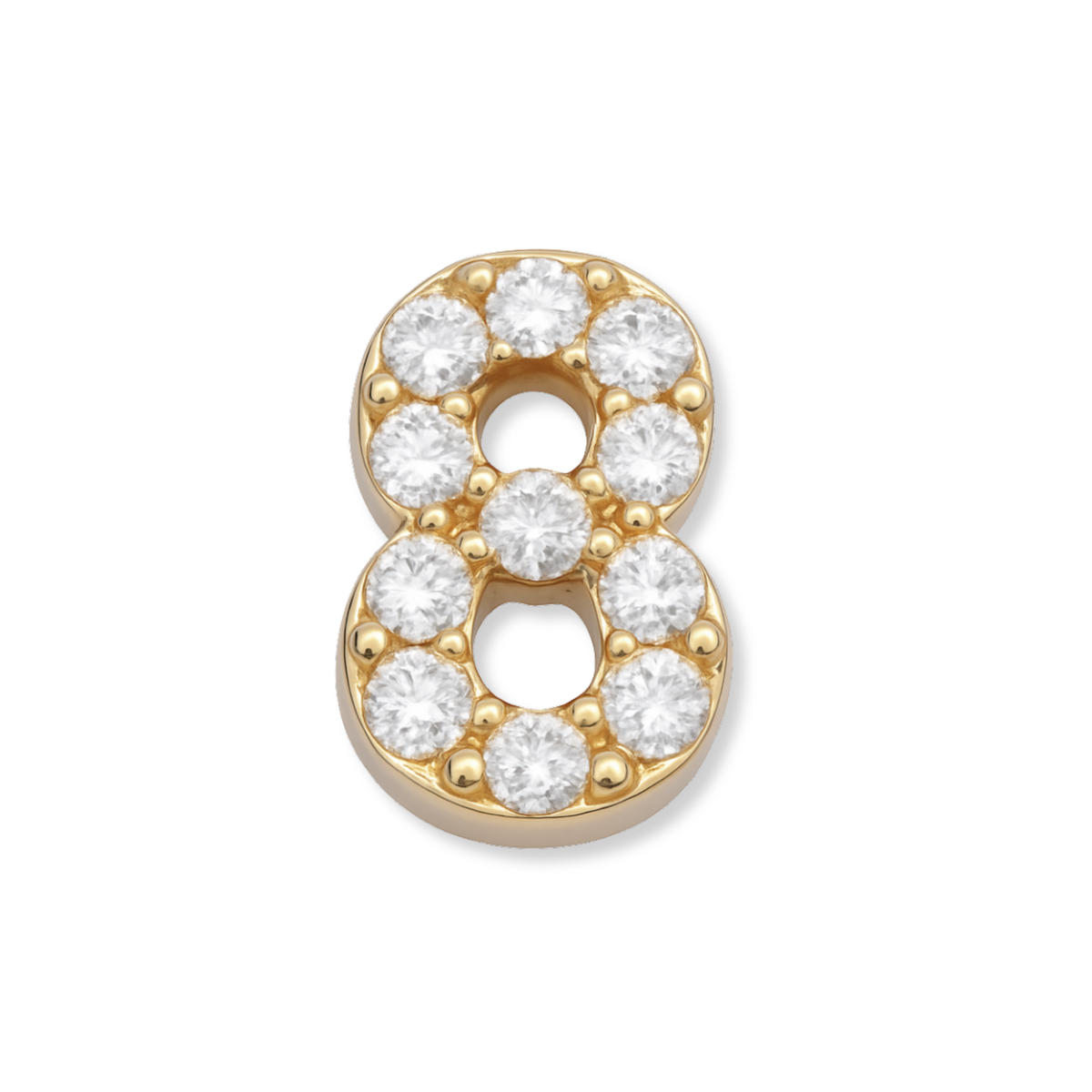 LUX Numerical Slide Charm Number 8 – Kinsey Designs
