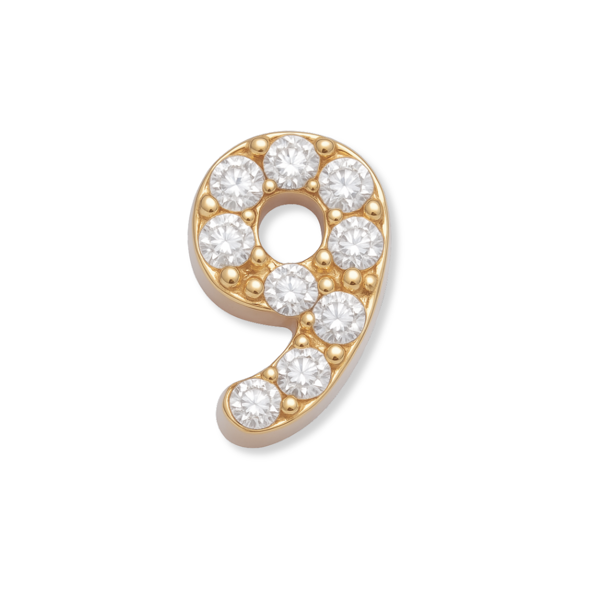 LUX Numerical Slide Charm Number 9 – Kinsey Designs