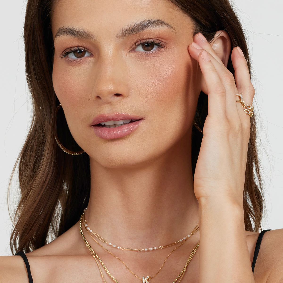 LUX Slide Initial Necklace Letter R – Kinsey Designs