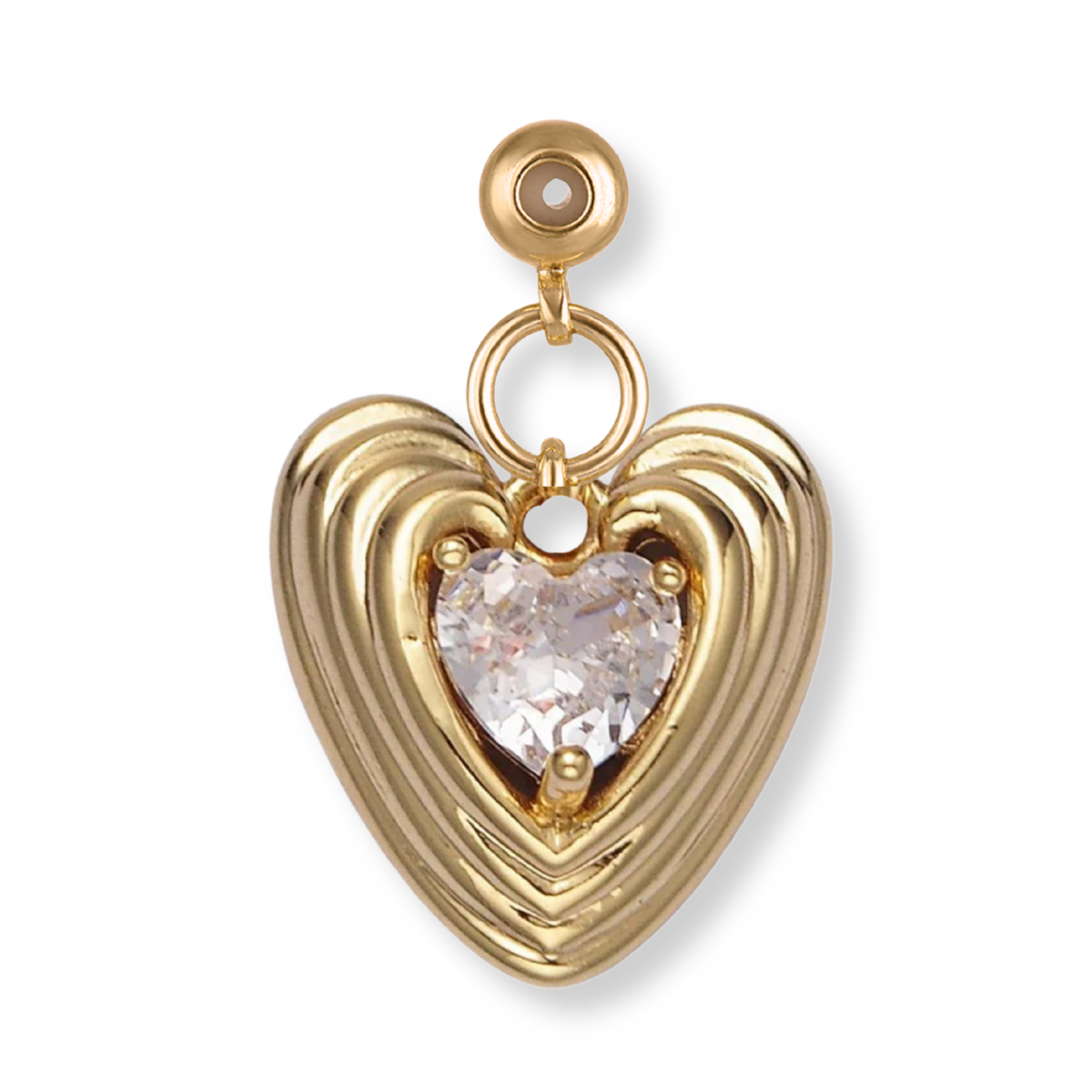 Radiant Retro Heart Grip Charm – Kinsey Designs