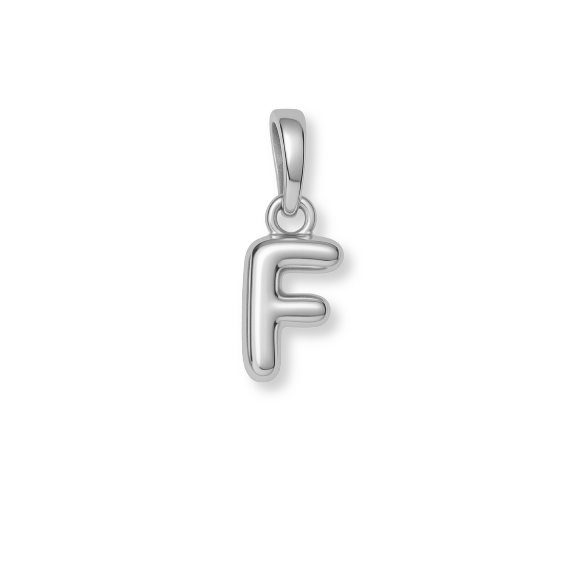 Silver Bubble Initial Clip Charm Letter F – Kinsey Designs
