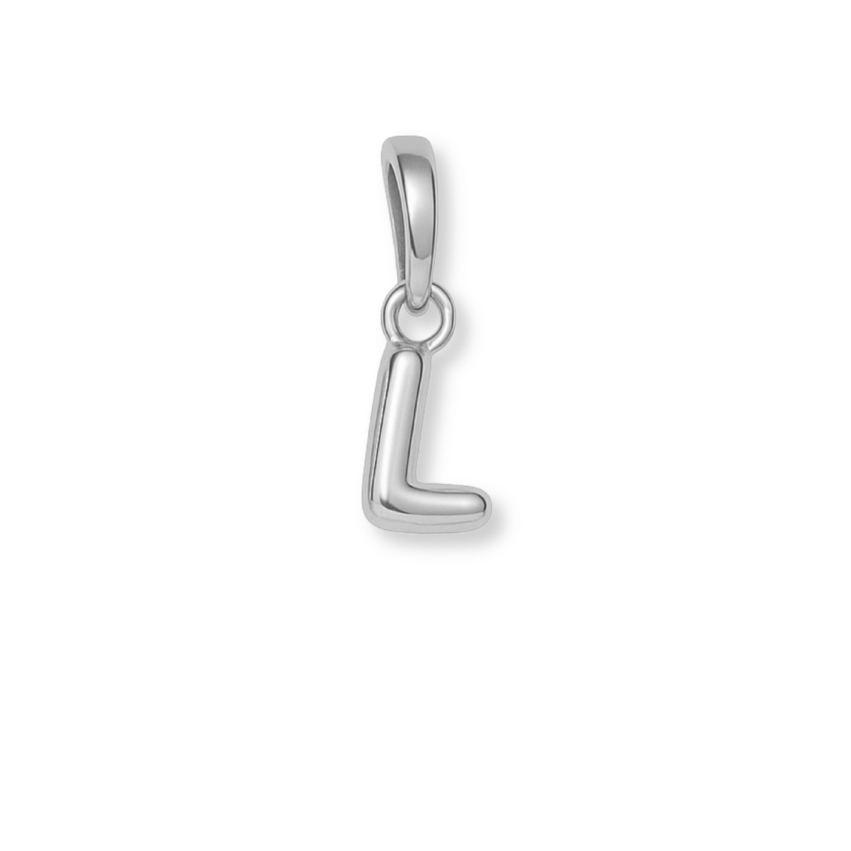 Silver Bubble Initial Clip Charm Letter L – Kinsey Designs