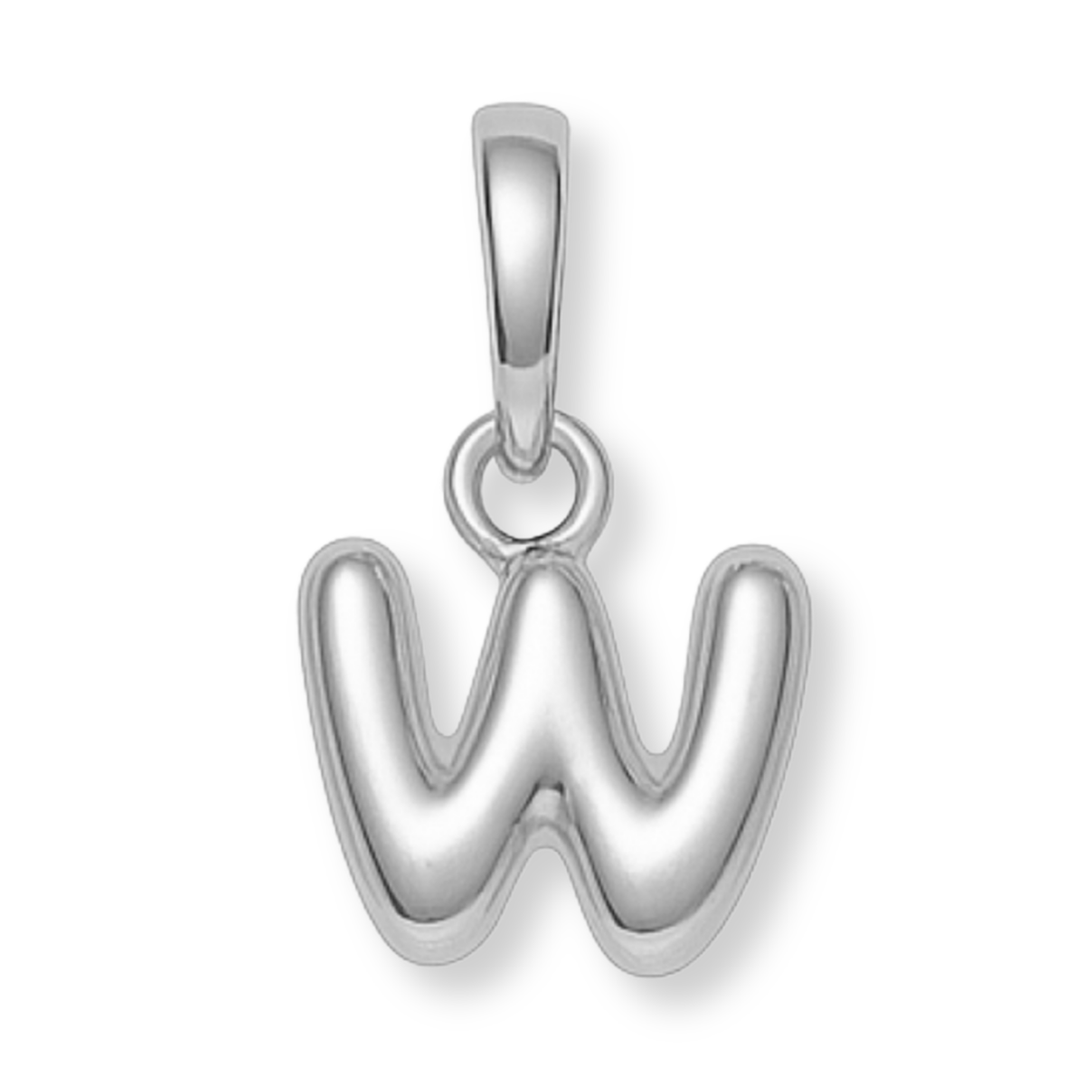 Silver Bubble Initial Clip Charm Letter W – Kinsey Designs