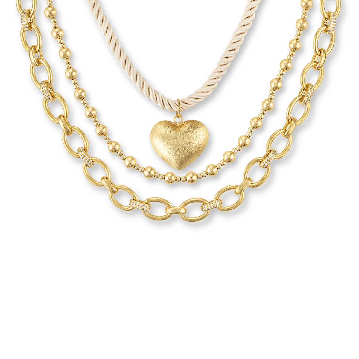 Styled Stack Necklace Set Of 3 – Kinsey Designs